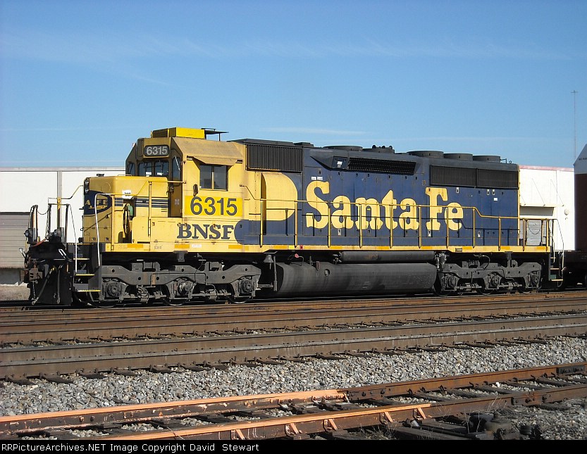 BNSF SD40U 6315